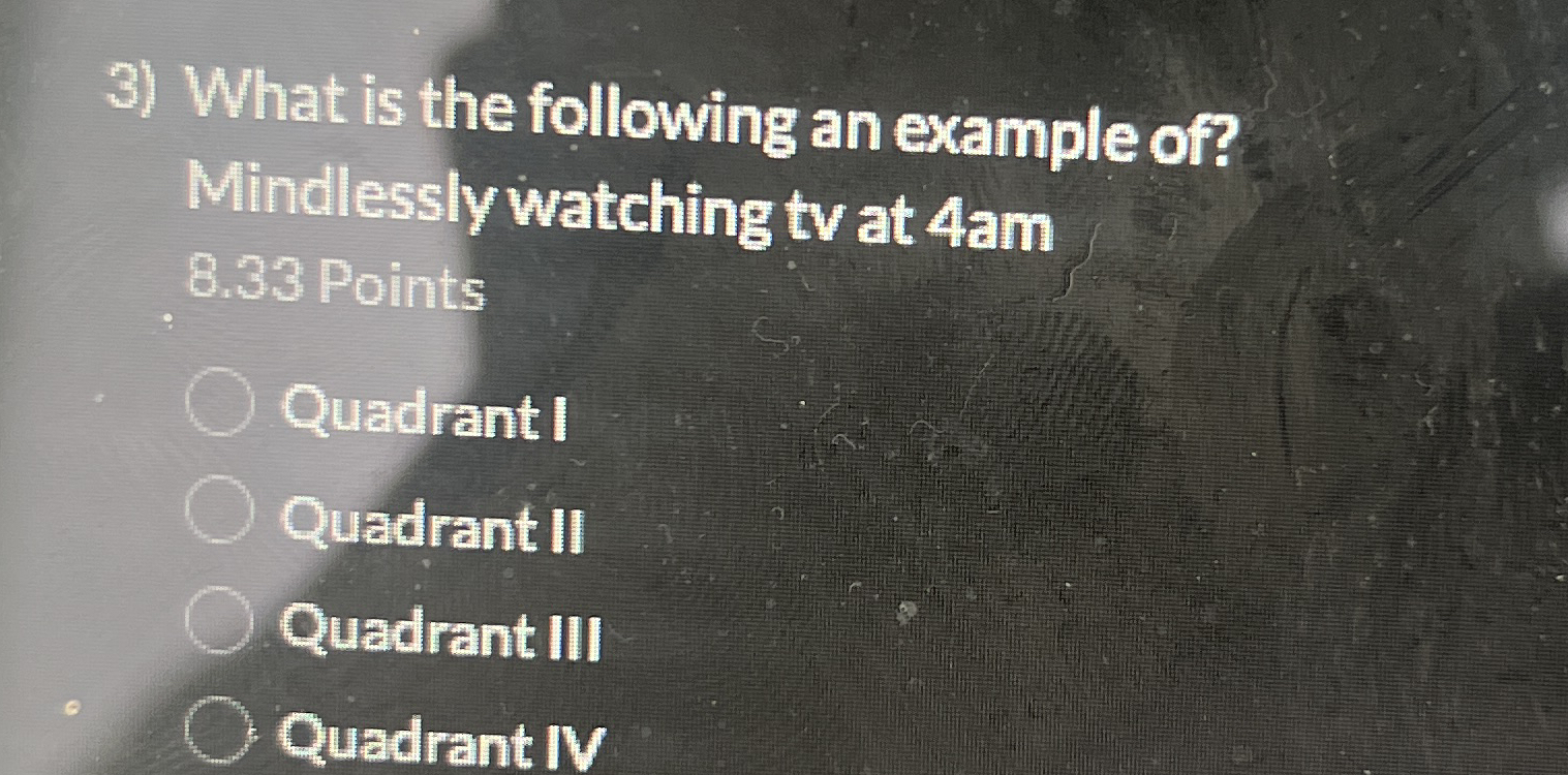 Solved What is the following an example of? ﻿Mindlessly | Chegg.com