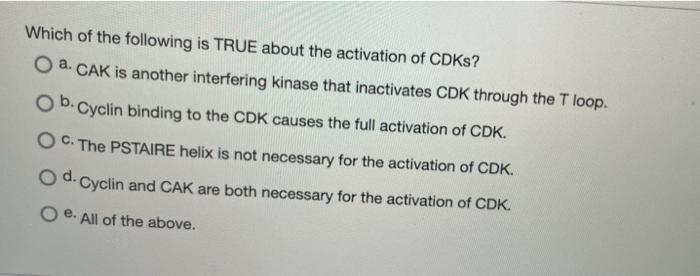 Solved Which of the following is TRUE about the activation | Chegg.com