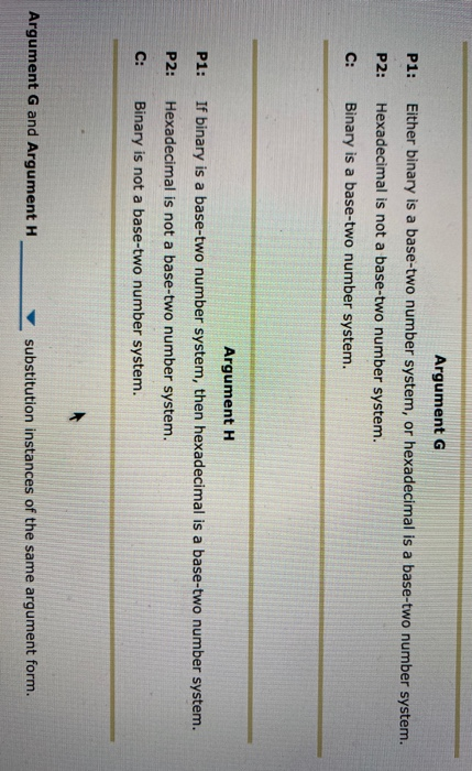 Solved Multiple arguments can be substitution instances of | Chegg.com