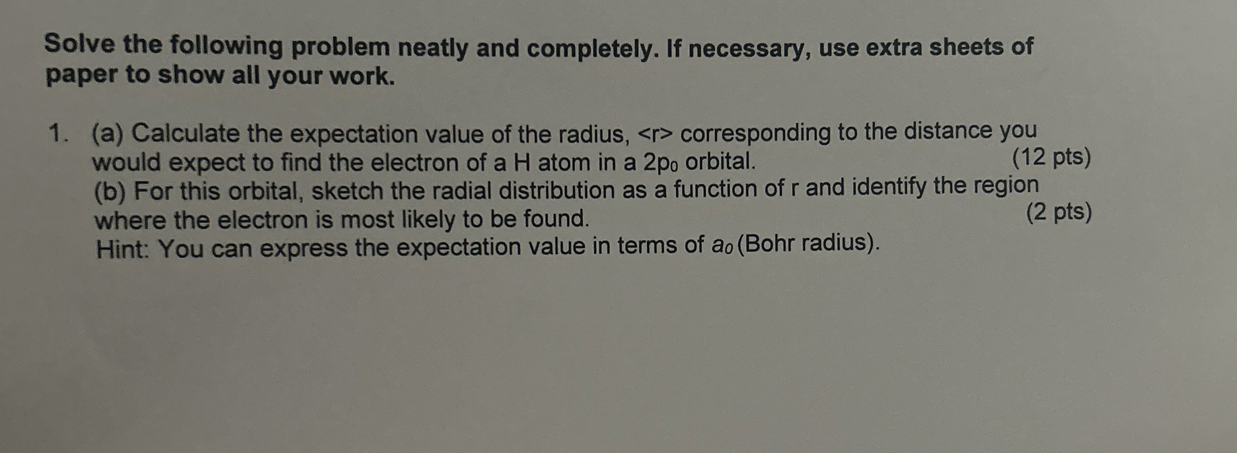 Solve the following problem neatly and completely. If | Chegg.com