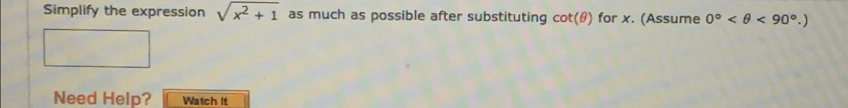 Solved Simplify the expression x2+12 ﻿as much as possible | Chegg.com