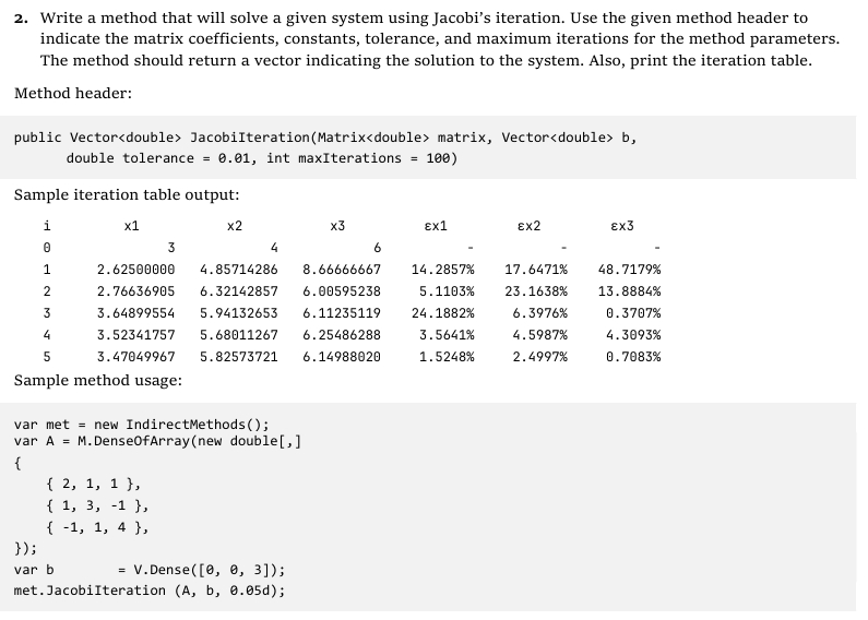 Solved (A NuGet package is used here specifically | Chegg.com