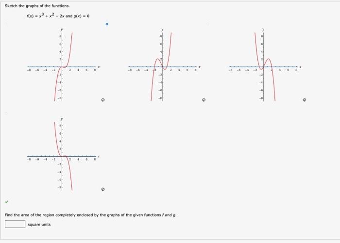 Solved Sketch the graphs of the functions. f(x)=x3+x2−2x and | Chegg.com