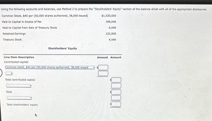 Solved Stockholders' Equity | Chegg.com