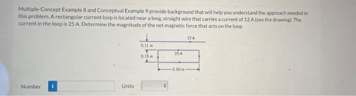 Solved Multiple-Concept Example 8 and Conceptual Example 9 | Chegg.com