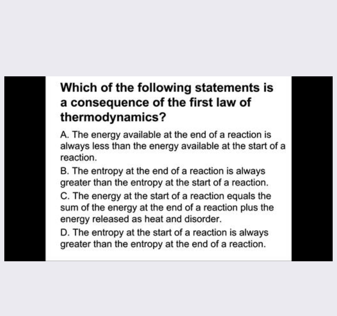 Solved Which of the following statements isa consequence of | Chegg.com