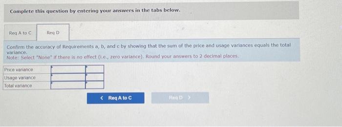 Exercise 8-11A (Algo) Determining materials price and | Chegg.com