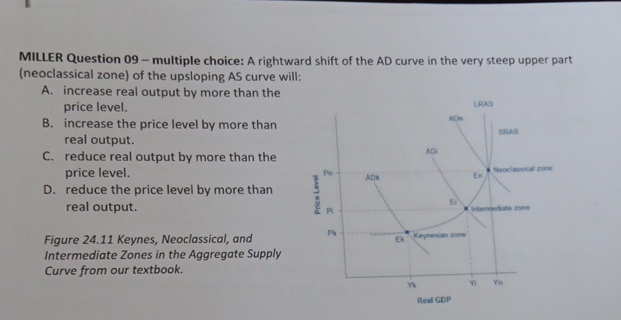 Solved MILLER Question 09 - ﻿multiple choice: A rightward | Chegg.com