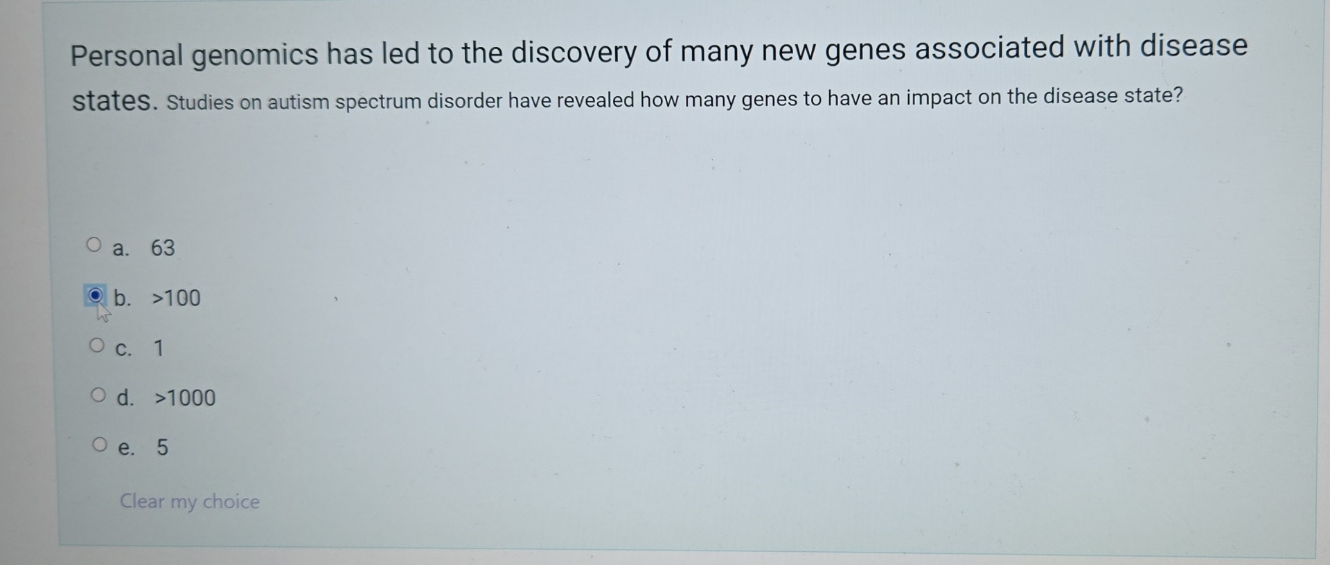 Solved Personal genomics has led to the discovery of many | Chegg.com
