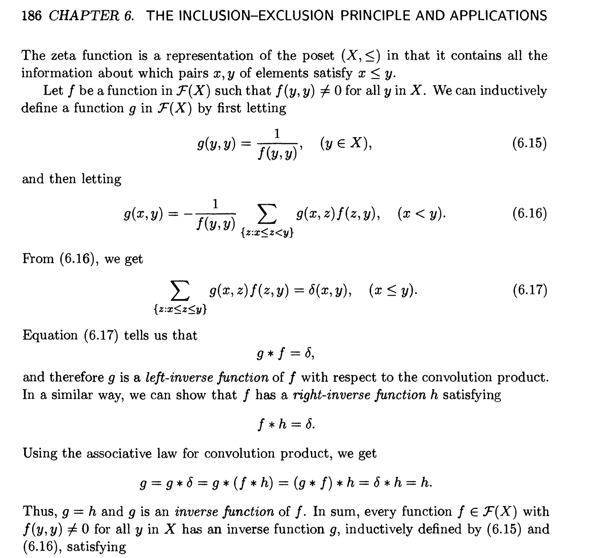 Solved 186 ﻿CHAPTER 6. ﻿THE INCLUSION-EXCLUSION PRINCIPLE | Chegg.com