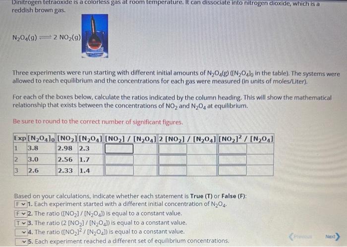 Solved Three experiments were run starting with different | Chegg.com