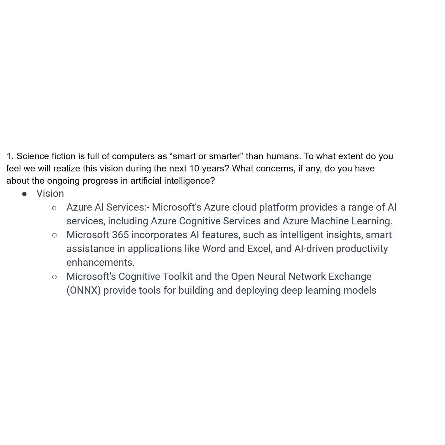 Solved Science fiction is full of computers as "smart or | Chegg.com