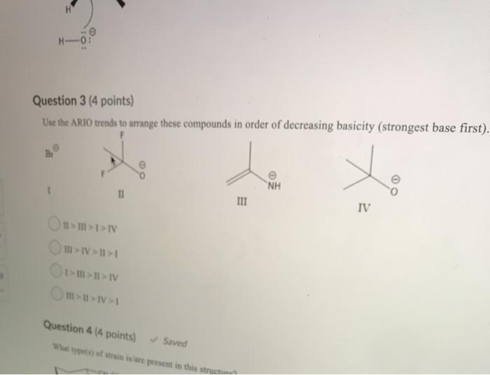 Solved H0: Question 3 (4 points) Use the ARIO trends to | Chegg.com