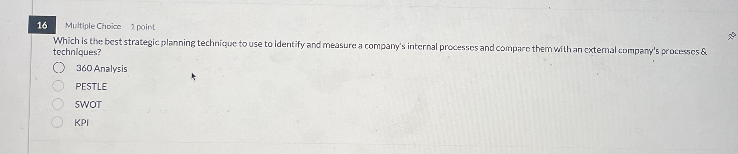 Solved 16 ﻿Multiple Choice1 ﻿pointWhich is the best | Chegg.com