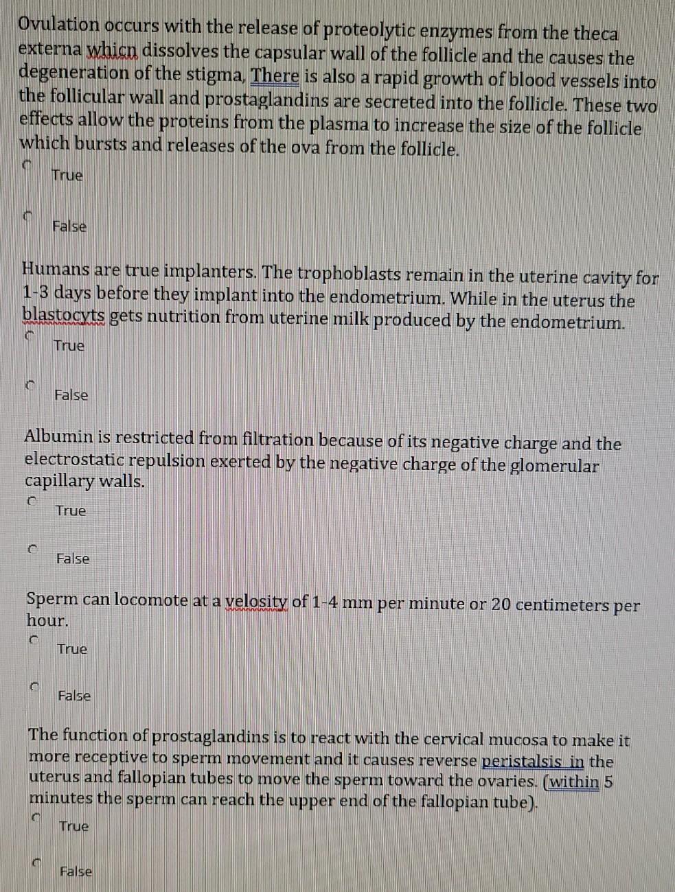 Solved Ovulation occurs with the release of proteolytic | Chegg.com