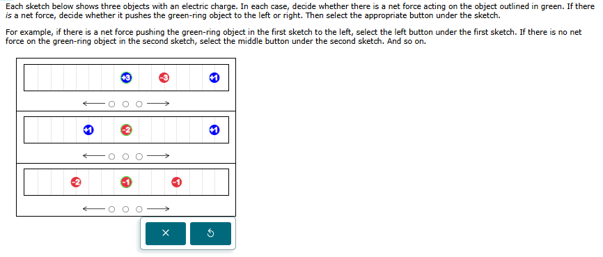 Solved Each sketch below shows three objects with an | Chegg.com
