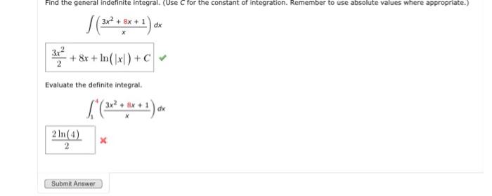 Solved Find the general indefinite integral. (Use C for the | Chegg.com