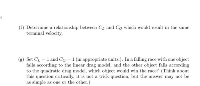 Solved In this problem you will investigate the velocity of | Chegg.com