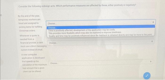 Solved Conoider the following redesign acts. Which | Chegg.com