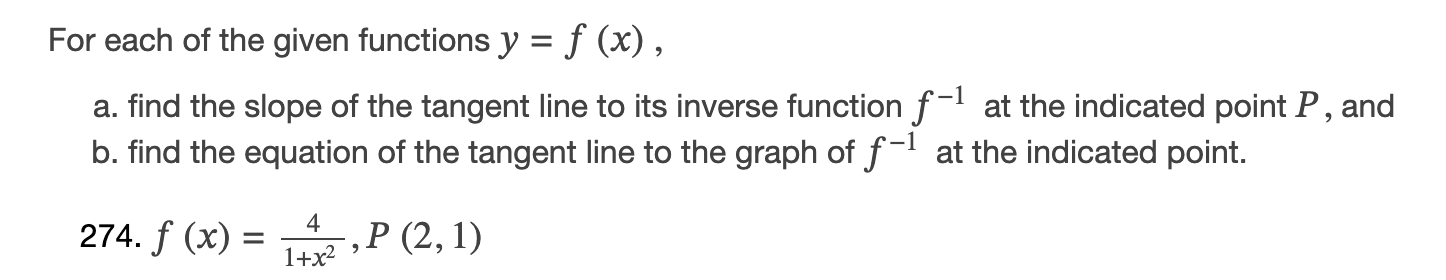 Solved For each of the given functions y=f(x),a. ﻿find the | Chegg.com