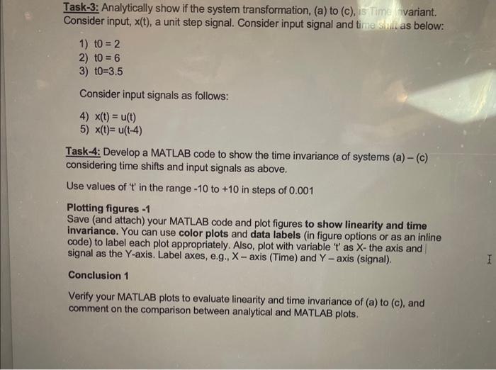 In this lab, we will test the linearity and time | Chegg.com