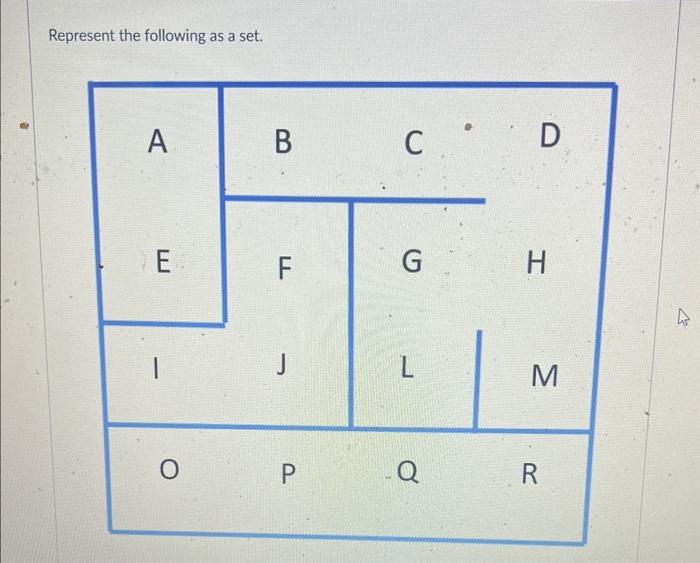 Solved Represent the following as a set. | Chegg.com
