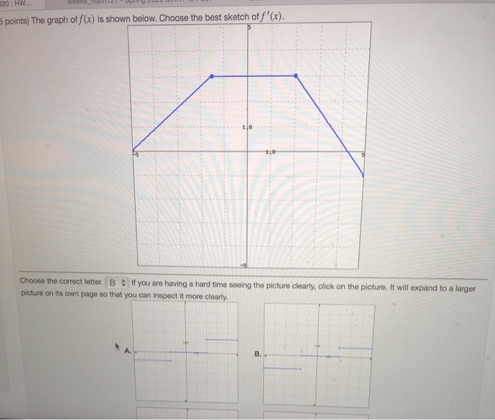 Solved WebRo 121 LULU ILI U 20: HW... 5 points) The graph of | Chegg.com