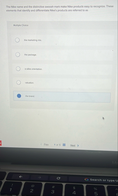 Solved The Nike name and the distinctive swoosh mark make | Chegg.com