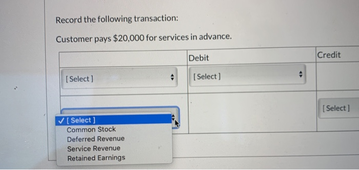 Solved Question 20 2 pts Record the following transaction: | Chegg.com
