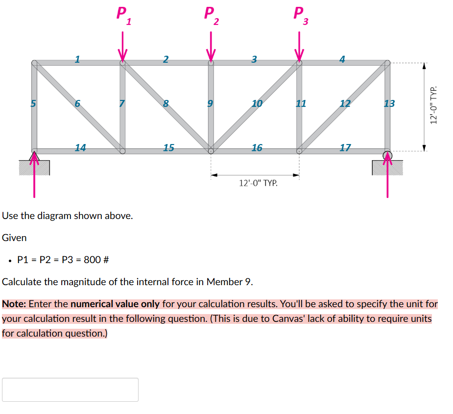 Solved Given P1 = ﻿P2 = ﻿P3 = 800 # Calculate the magnitude | Chegg.com