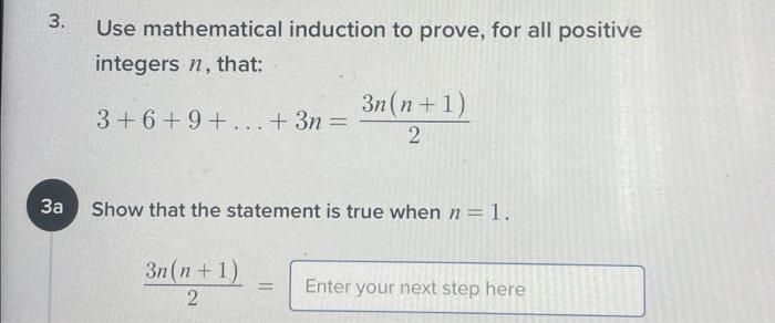 Solved 3. Use mathematical induction to prove, for all | Chegg.com