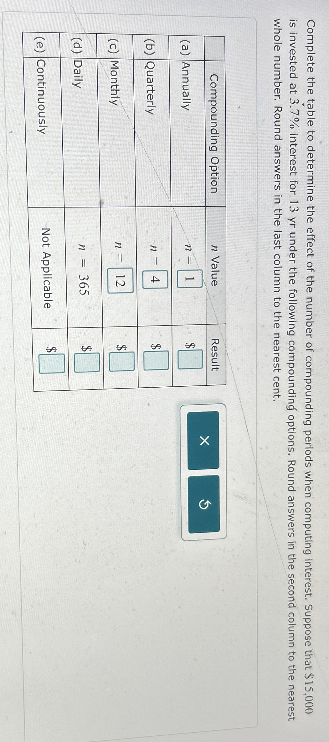 Solved by an EXPERT Complete the table to determine the effect of the | Chegg.com