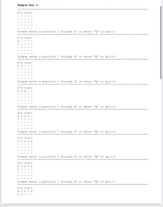 Solved 2 player xo game in python The program should start | Chegg.com