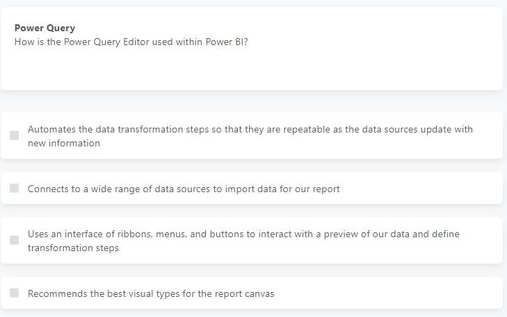 Solved Power QueryHow is the Power Query Editor used within | Chegg.com