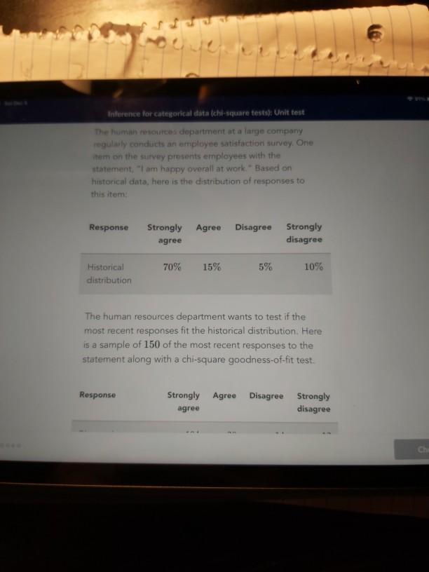 Solved Inference for categorical data (chi-square tests); | Chegg.com