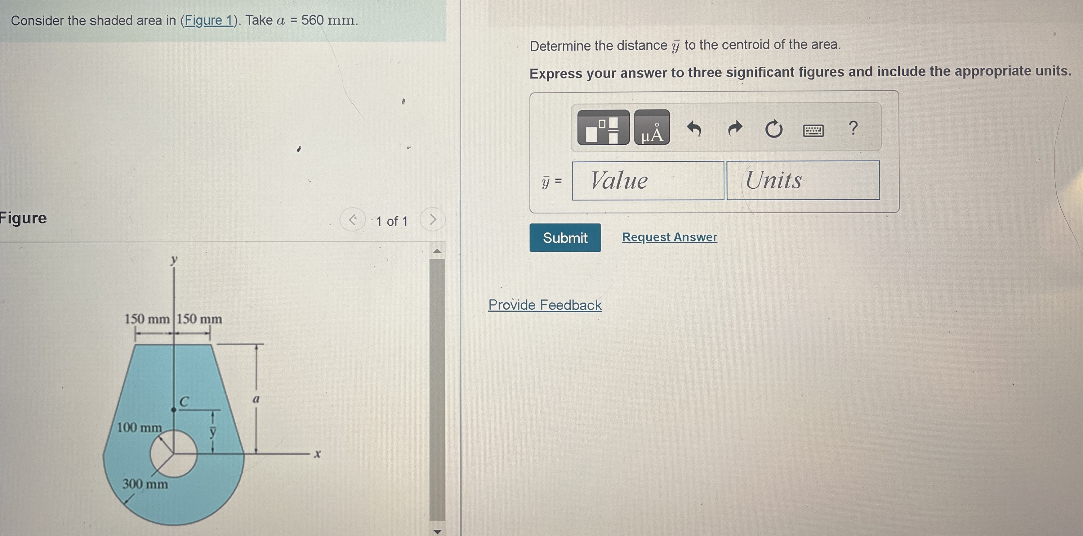 Solved Help me determine the distance of the y (bar) | Chegg.com