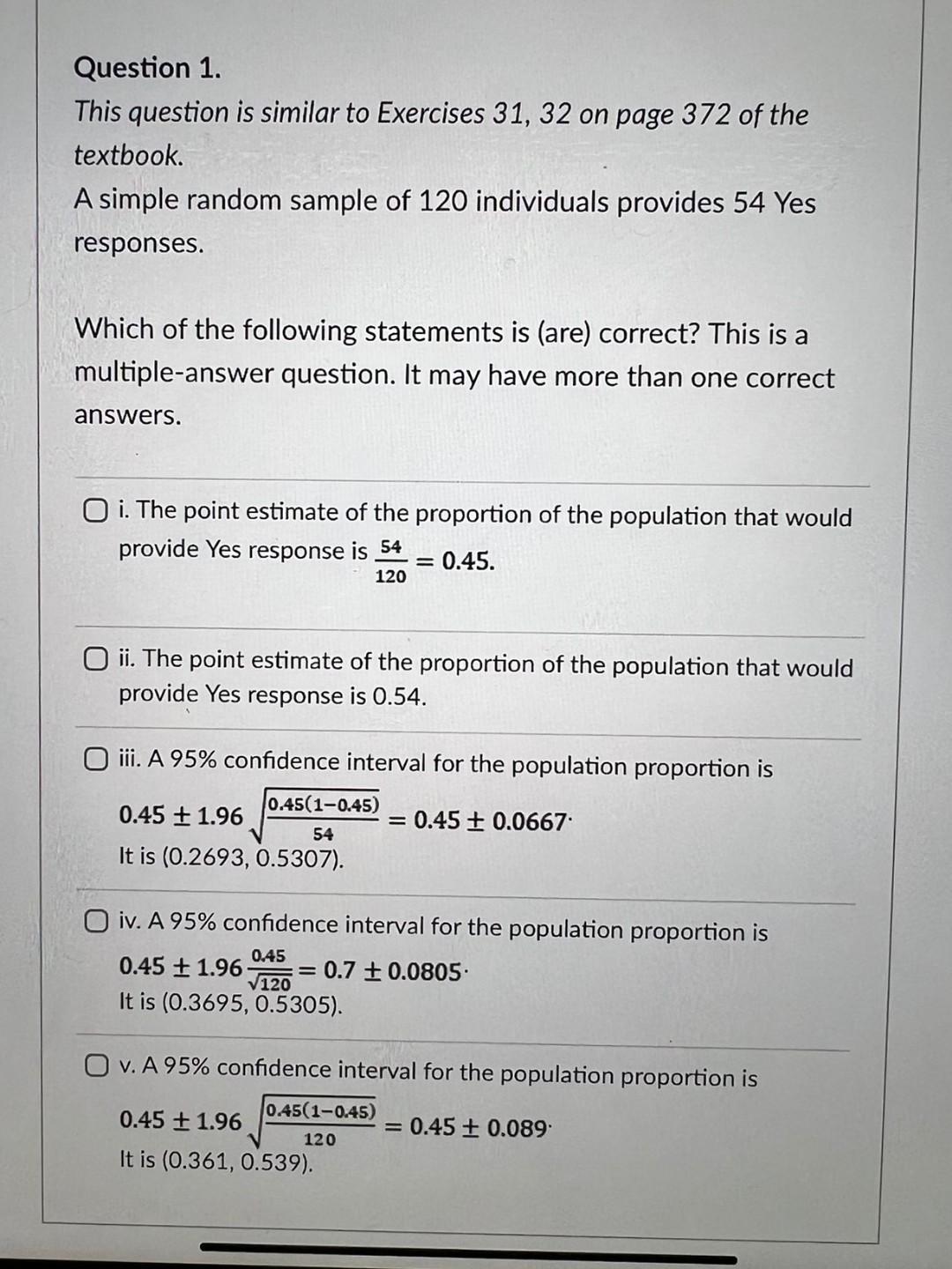 Solved Question 1. This question is similar to Exercises 31, | Chegg.com