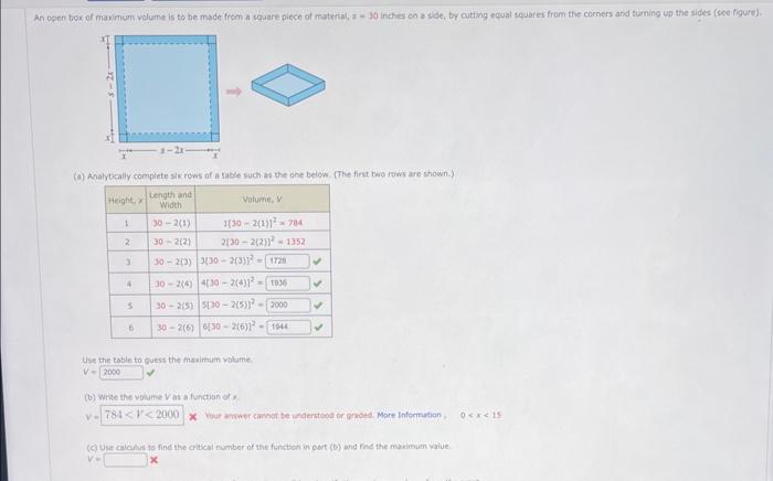 Solved (a) Analytically complete six rows of a table such as | Chegg.com