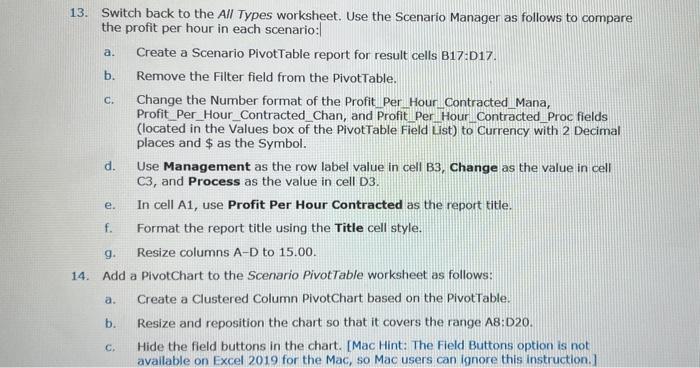 Solved 13. Switch back to the All Types worksheet. Use the | Chegg.com