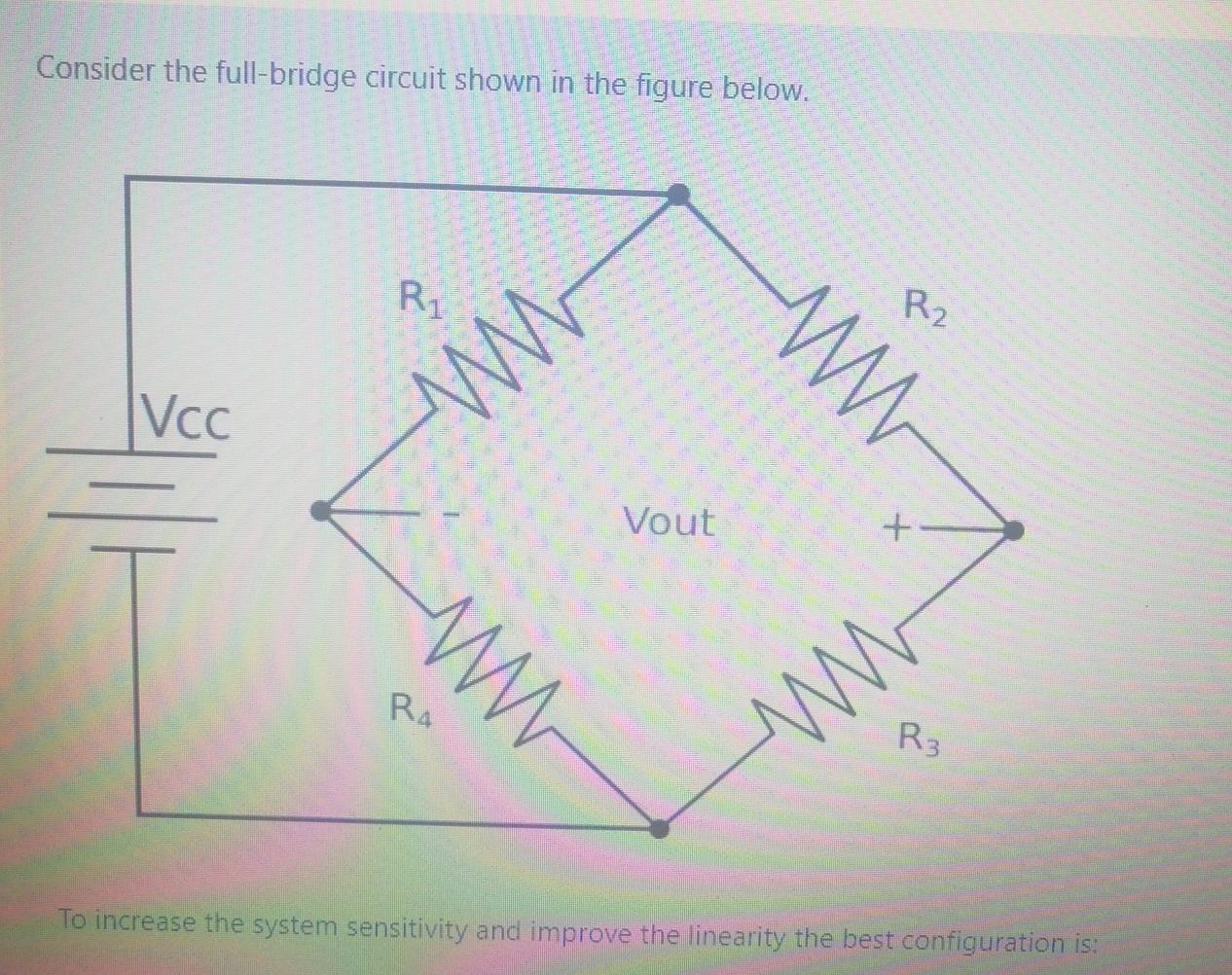 Solved Consider the full-bridge circuit shown in the figure | Chegg.com