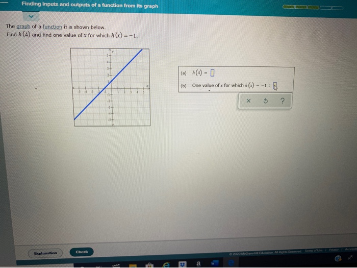 Solved Finding inputs and outputs of a function from its | Chegg.com