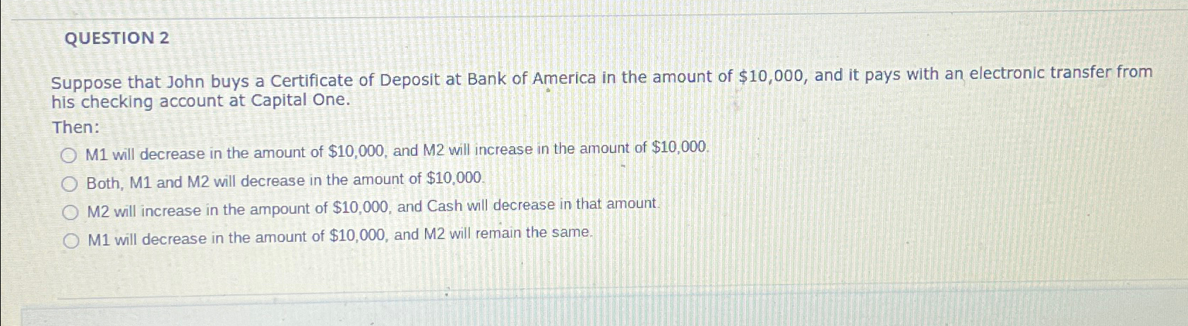 Solved QUESTION 2Suppose that John buys a Certificate of | Chegg.com
