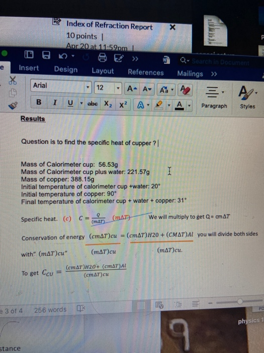 Solved Insert Format Tools Table Window Help Document10 | Chegg.com