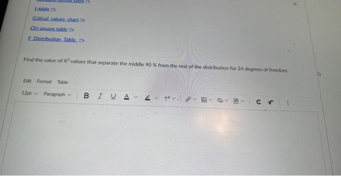 Solved Find the value of X2 values that separate the middie | Chegg.com