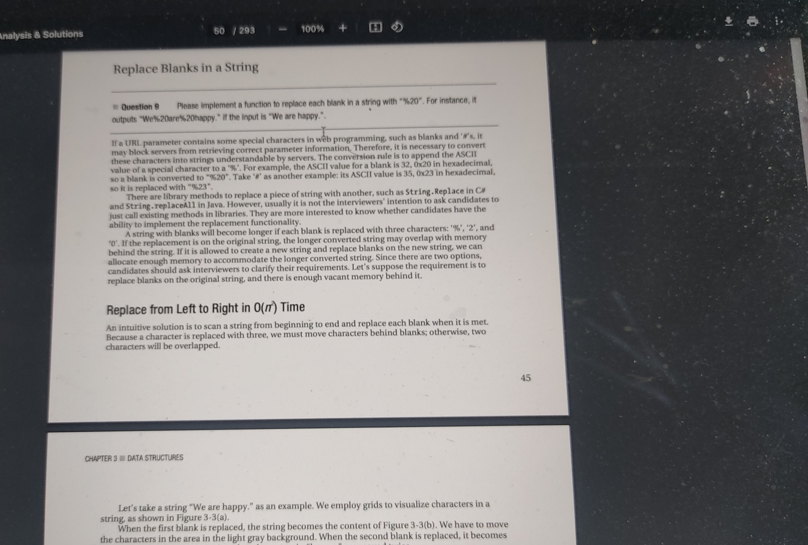 Solved computer scienceInalysis & Solutions50293100%Replace | Chegg.com