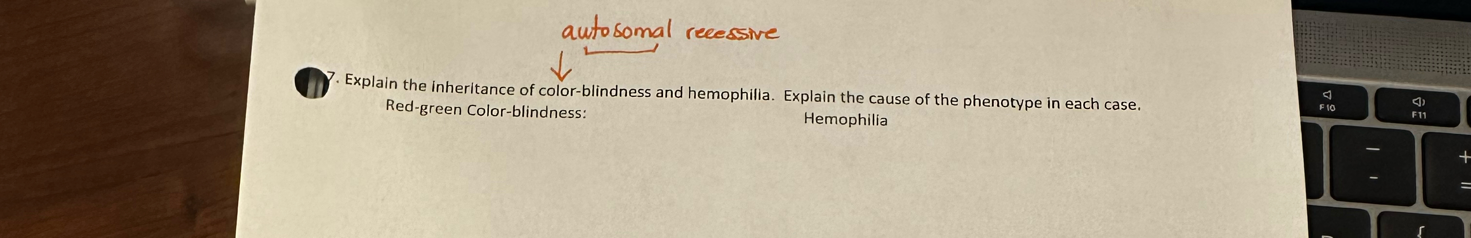 Solved autosomal recessiveExplain the inheritance of | Chegg.com