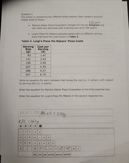 Solved Question 1The school is considering two different | Chegg.com