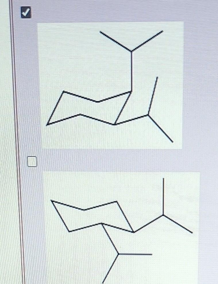 Solved Select both chair conformations of | Chegg.com
