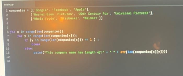 Solved Tasks Using the y-loop that you created in the | Chegg.com