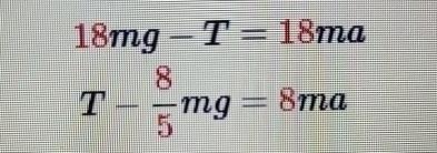Solved 18mg-T=18maT-85mg=8ma | Chegg.com